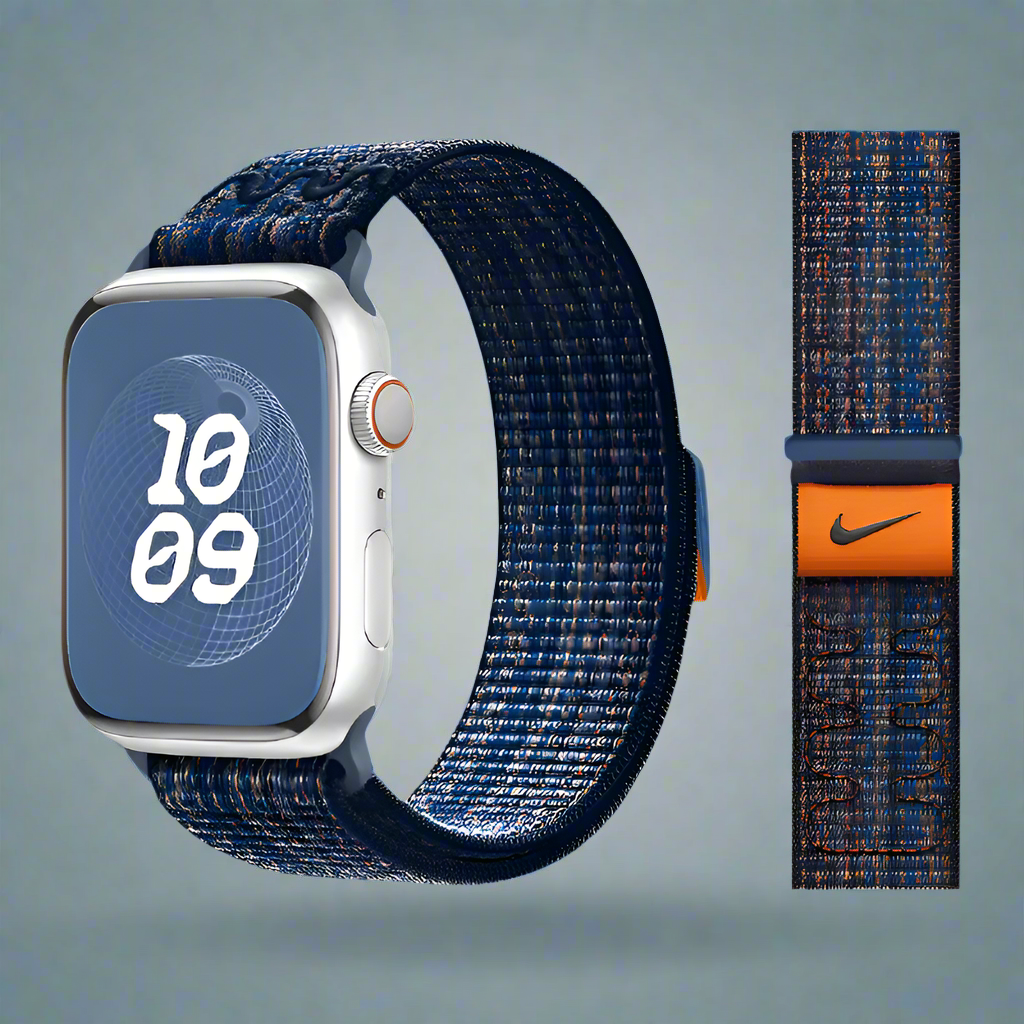 NIKE Style Nylon Sport Watch Straps Collection For Apple Watch 38mm, 4 ...