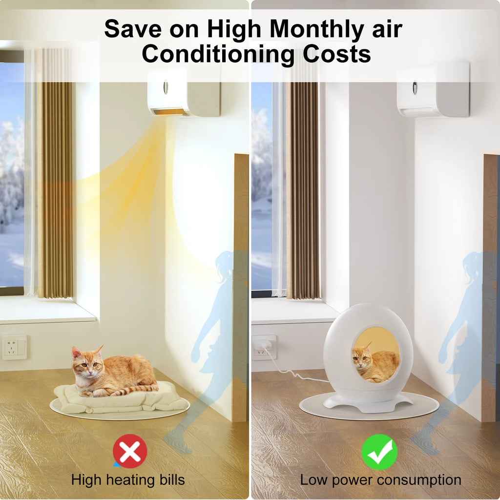Smart Egg Shape Pet Sleeping Pod For Cats or Mini Medium Sized Dogs ...
