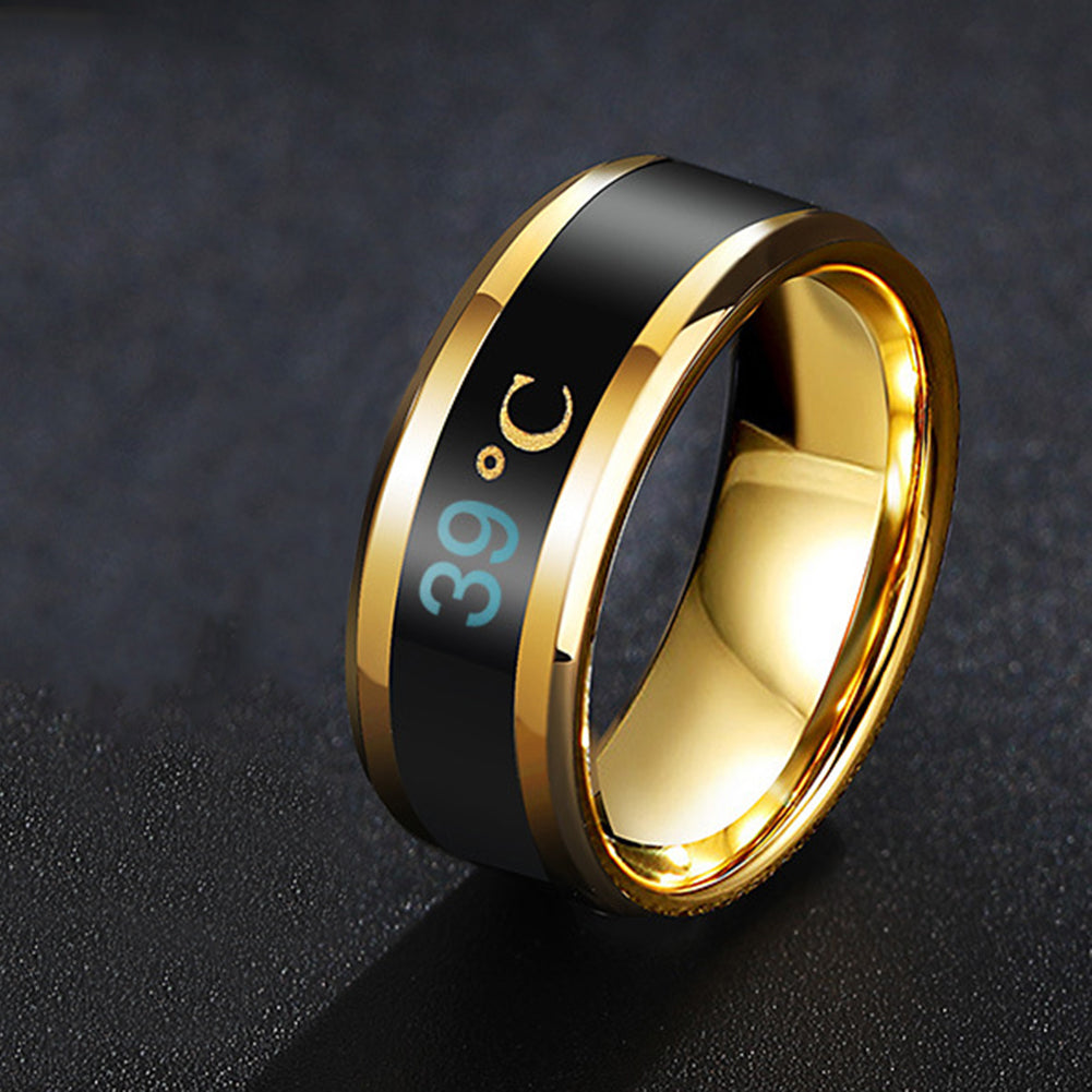 Titanium Steel Temperature Sensor Ring — Cloverbliss Co. | Unique Gifts ...