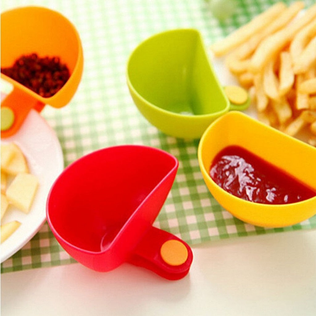 4 pcs Per Set Assorted Dish Plate Holder Dipping Sauce Bowls ...
