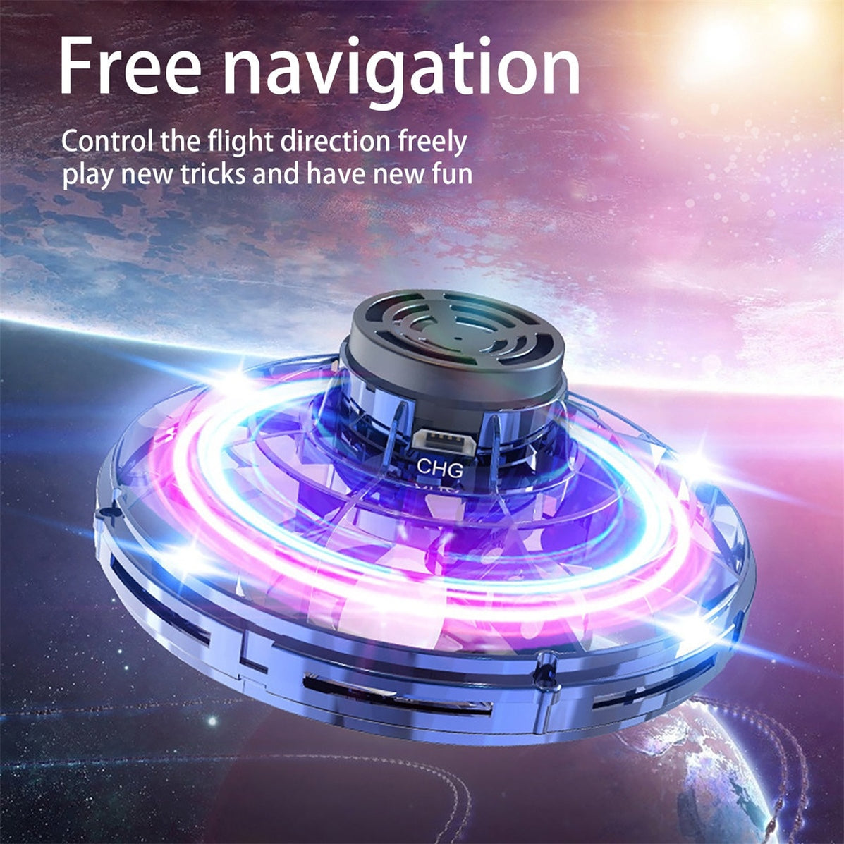 Mini Lightning UFO Drone — Cloverbliss Co. | Unique Gifts & Gadgets